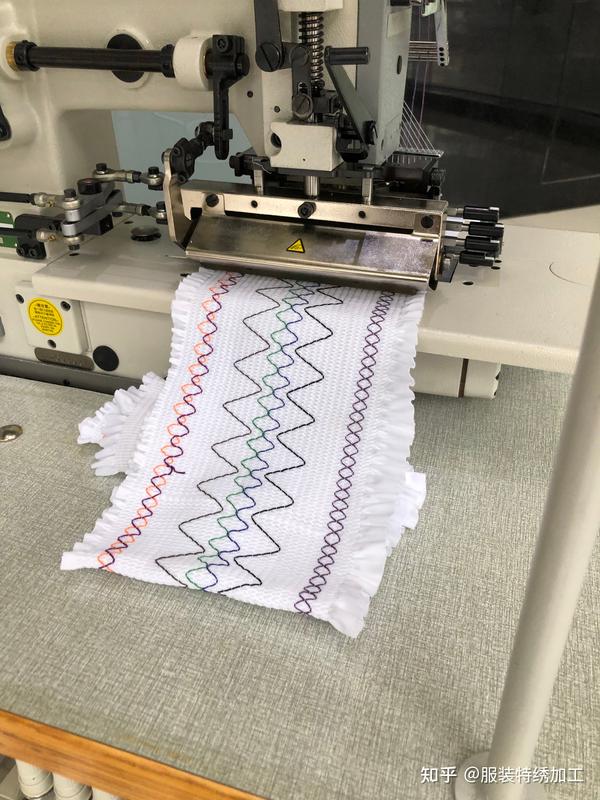 多针缝纫机 Multi-needle sewing machine Shirring & Smocking - 知乎