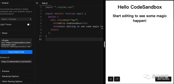 Antd中代码示例是怎么在CodeSandBox中打开的 - 知乎