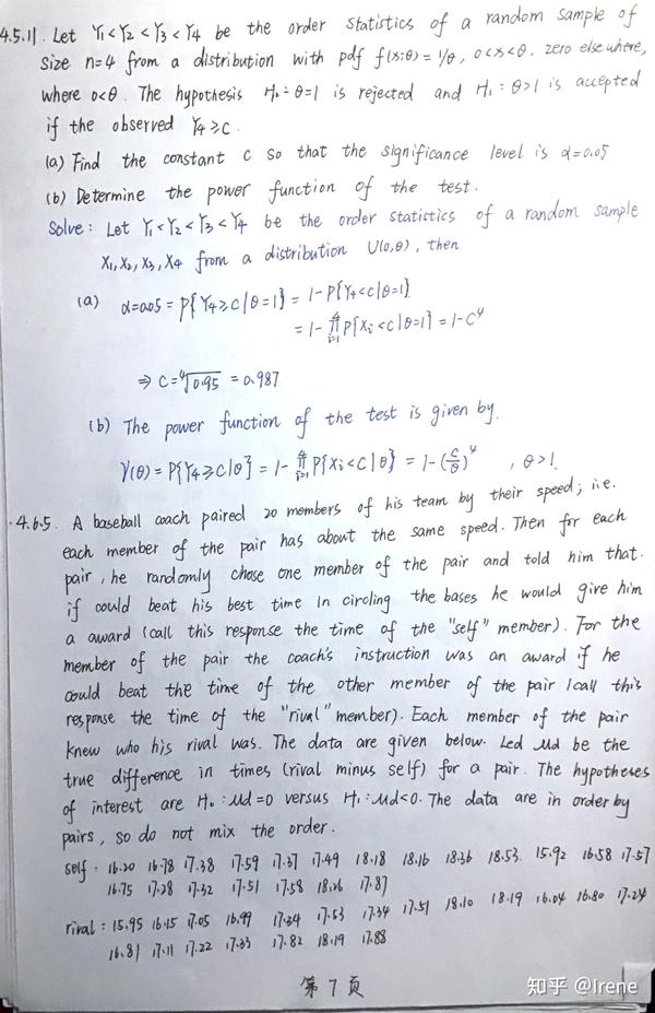 Introduction to mathematical statistics部分习题答案 - 知乎