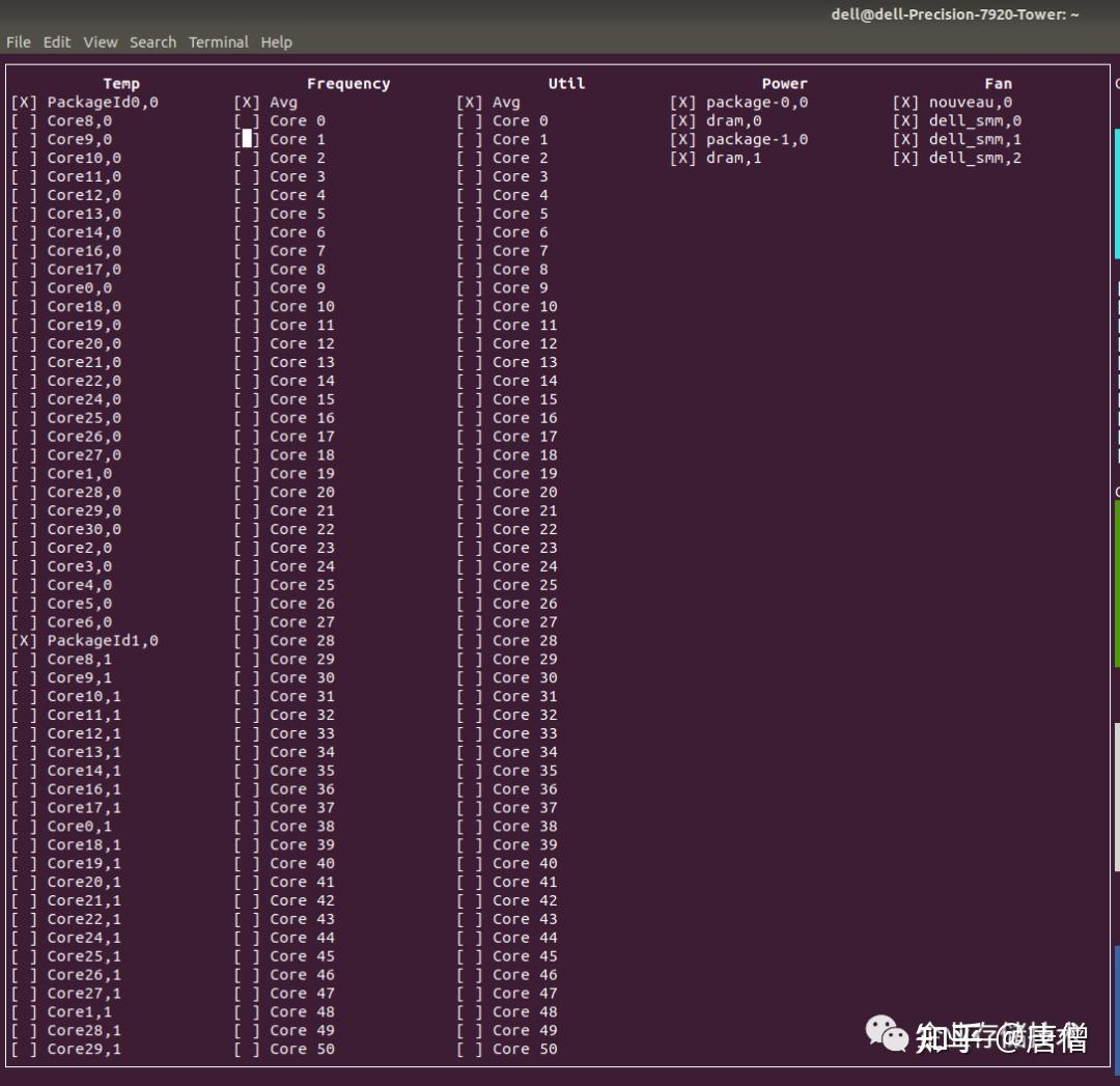推荐一款Linux下监控CPU温度、频率、功耗的工具：s-tui - 知乎
