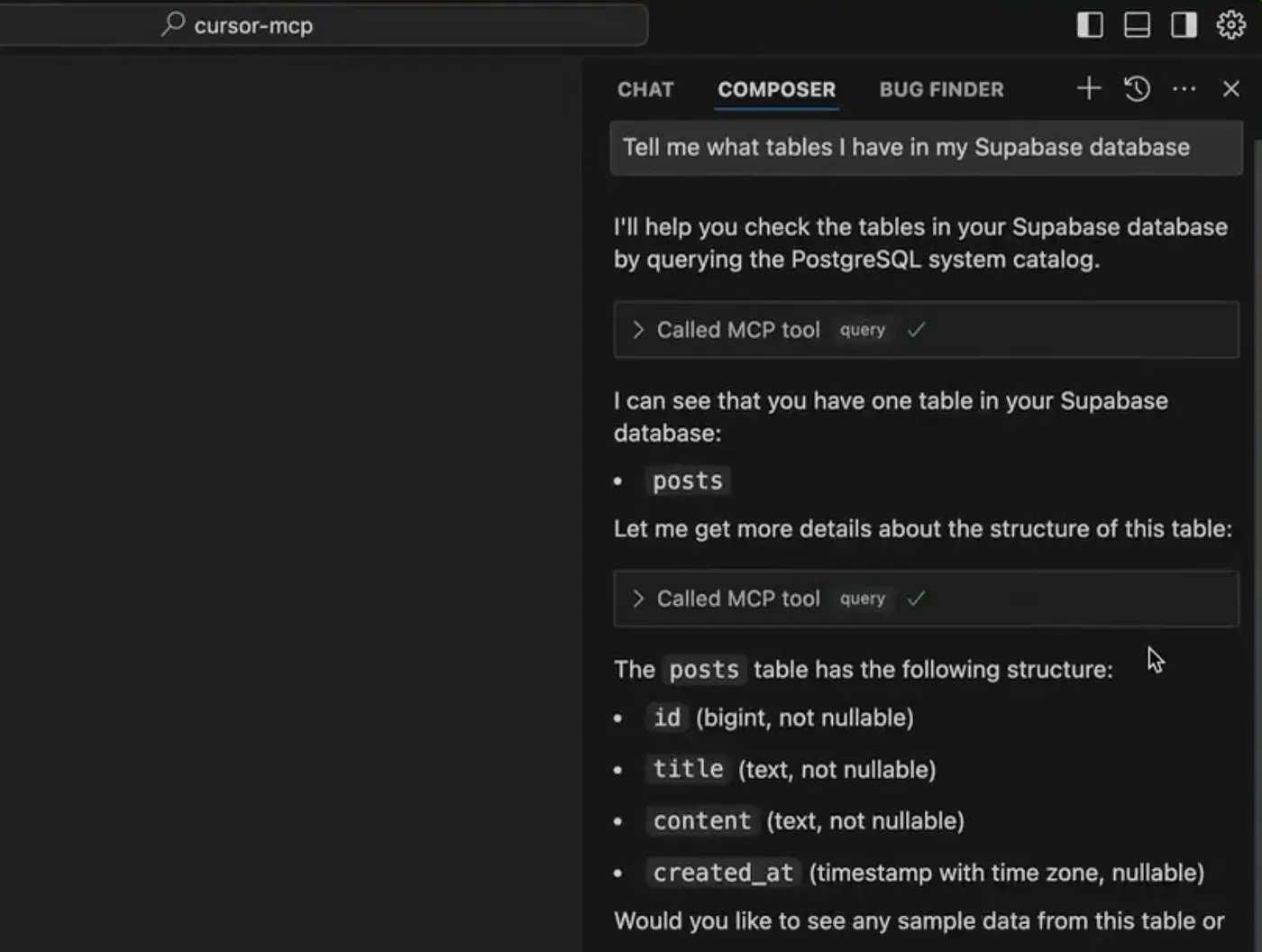 如何通过 MCP 将你的 Supabase 数据库连接到 Cursor - 知乎
