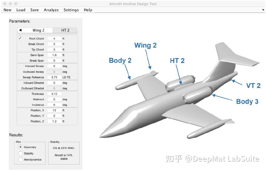 【免费下载】MATLAB的 Aircraft Intuitive Design工具箱全解析，一键开启飞行器设计之旅 - 知乎