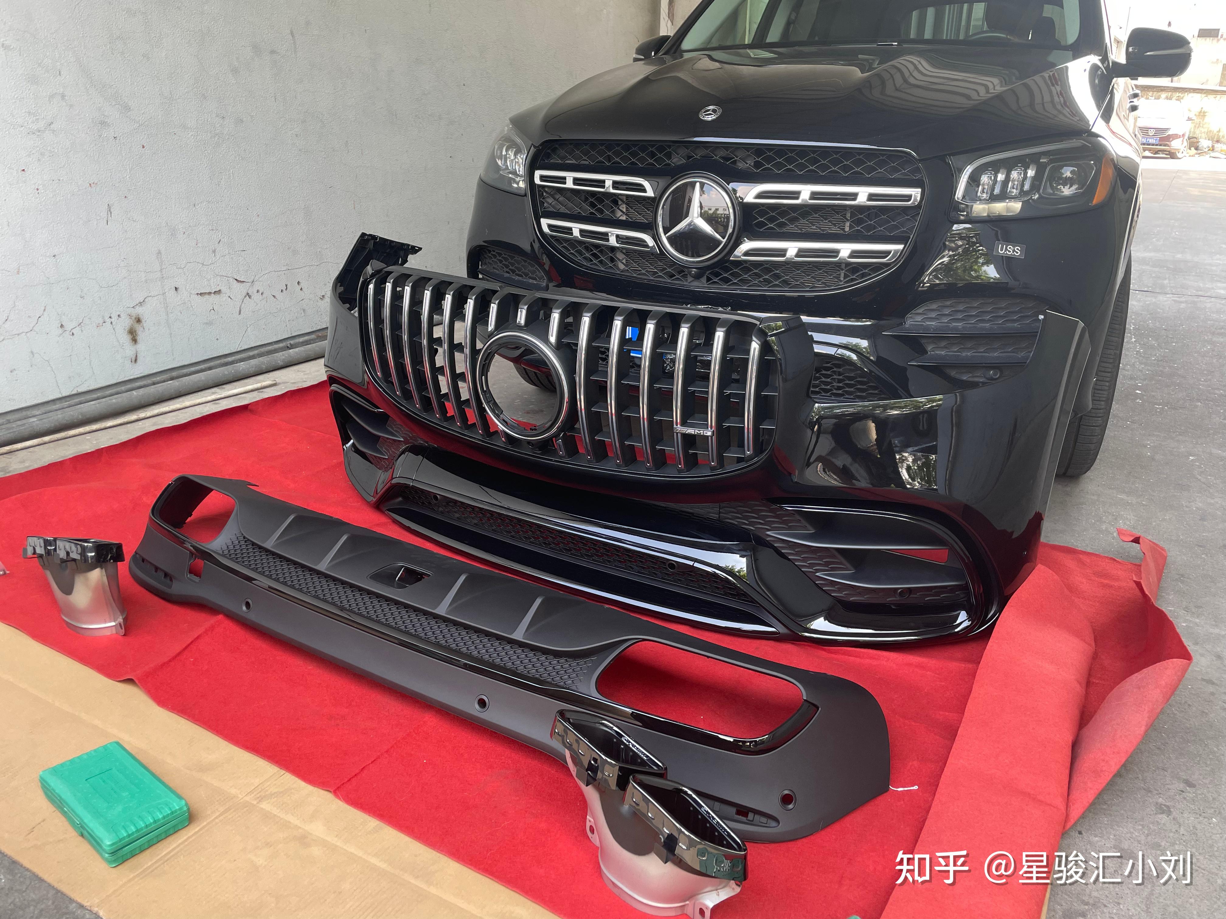 23款奔驰GLS450升级AMG GLS63外观套件，战斗感爆棚 - 知乎