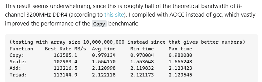 内存带宽Stream benchmark - 知乎