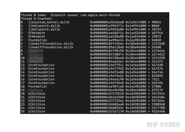 解析 crash log（一） - 知乎
