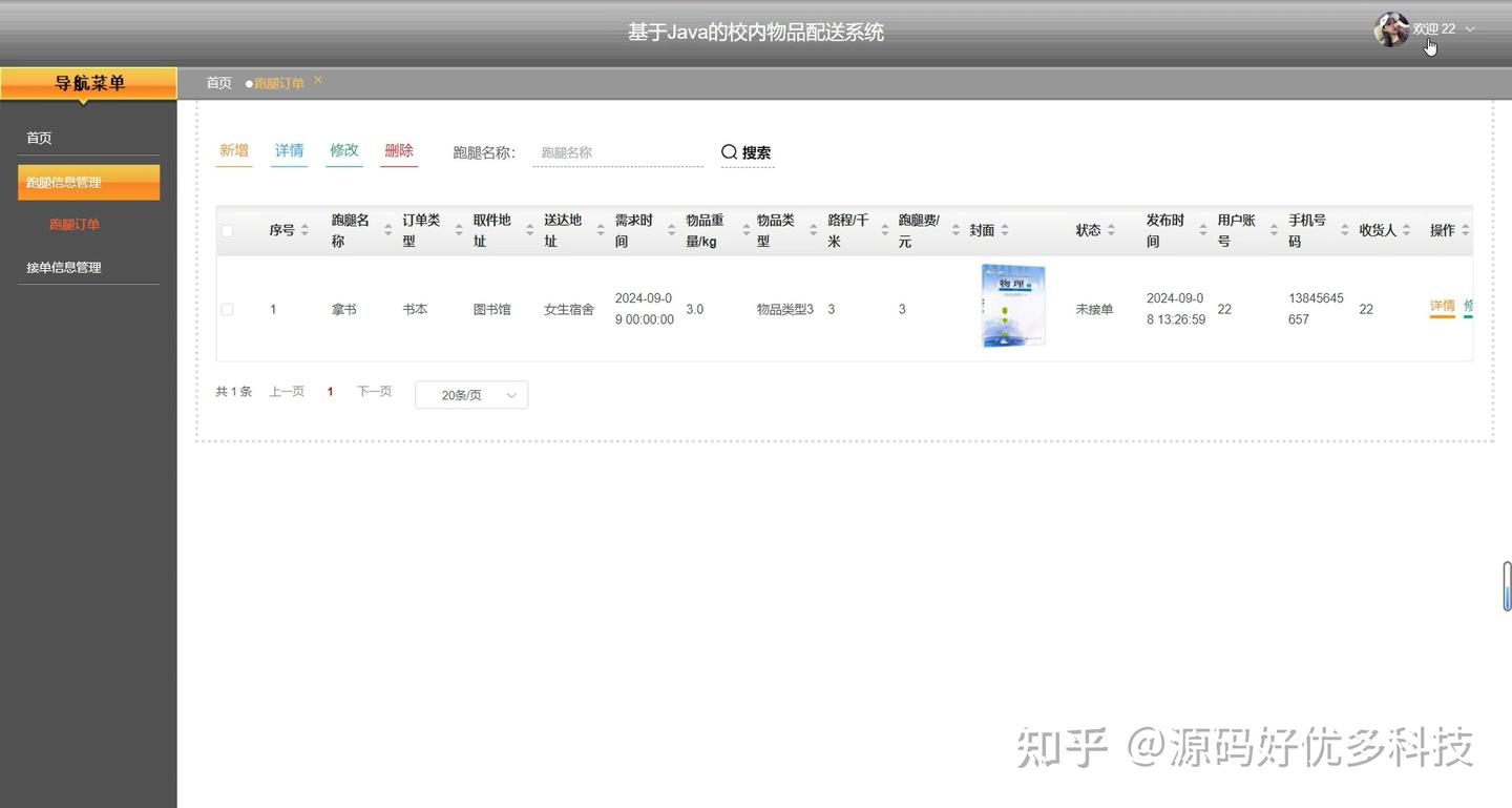 基于Java springboot校内物品配送系统+LW - 知乎