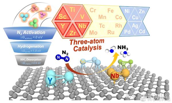 骆智训研究员课题组 ACS Catalysis：三原子金属团簇催化氮气合成氨机制解析 - 知乎