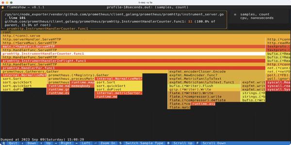 x-cmd install | Flameshow - 终端分析火焰图，性能瓶颈一目了然 - 知乎