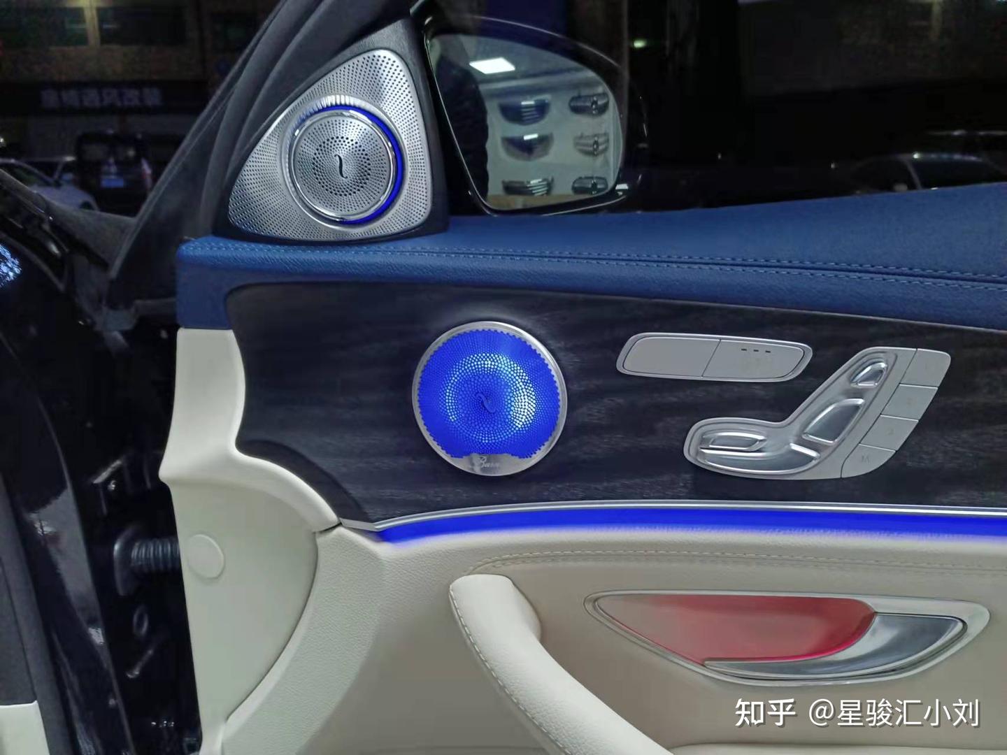 21款奔驰E350el升级小柏林之声音响，原车预留位置13喇叭一台功放全面提升音质 - 知乎