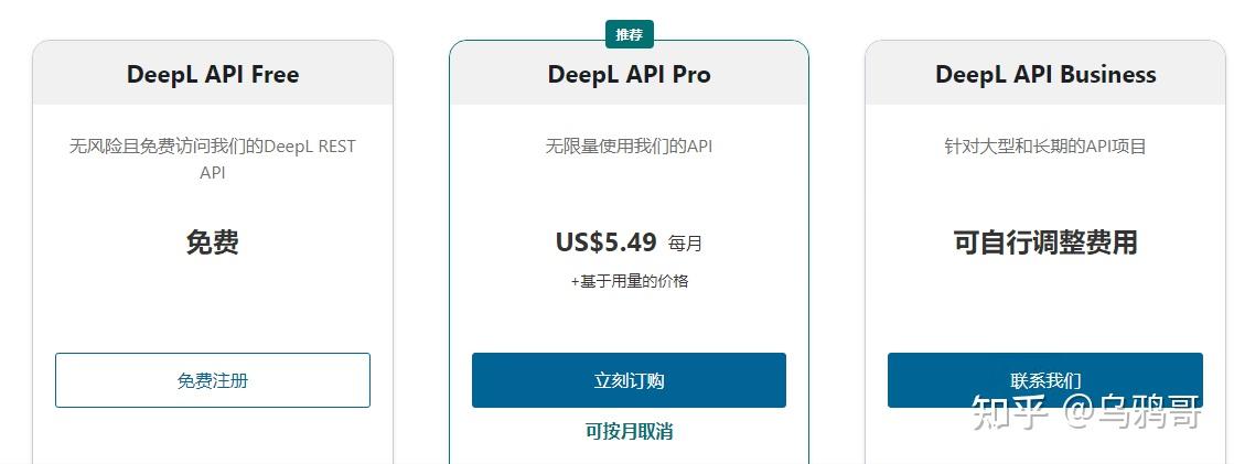 使用虚拟信用卡订阅DeepL Pro及申请DeepL API教程 - 知乎