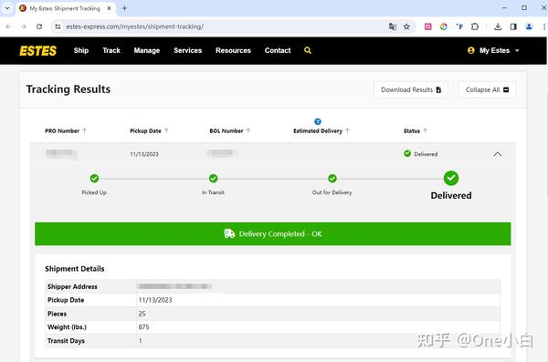 25 家美国尾程派送卡车承运商及货物追踪网址介绍 - 知乎