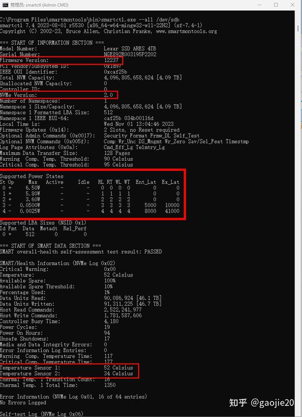 YMTC 232L+NVMe 2.0--Lexar ARES 4TB M.2 SSD评测 - 知乎