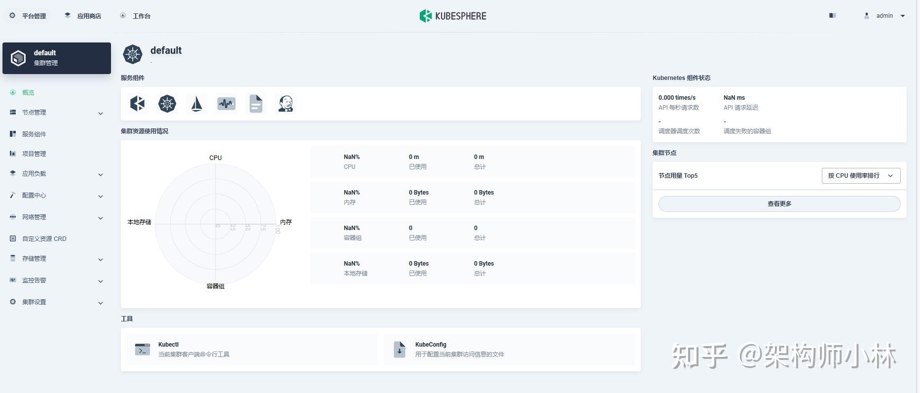 Kubernetes上安装KubeSphere教程 - 知乎