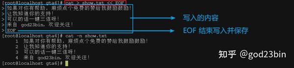 一分钟学一个 Linux 命令 - cat 和 tail - 知乎
