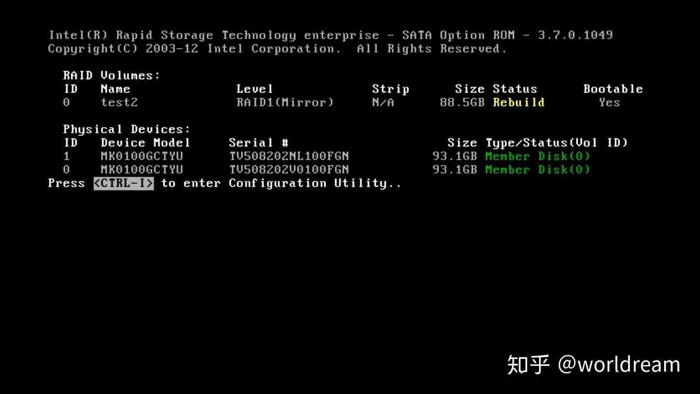如何用Intel主板集成的RAID控制器（Intel RST）实现硬盘提速与硬盘数据恢复 - 知乎