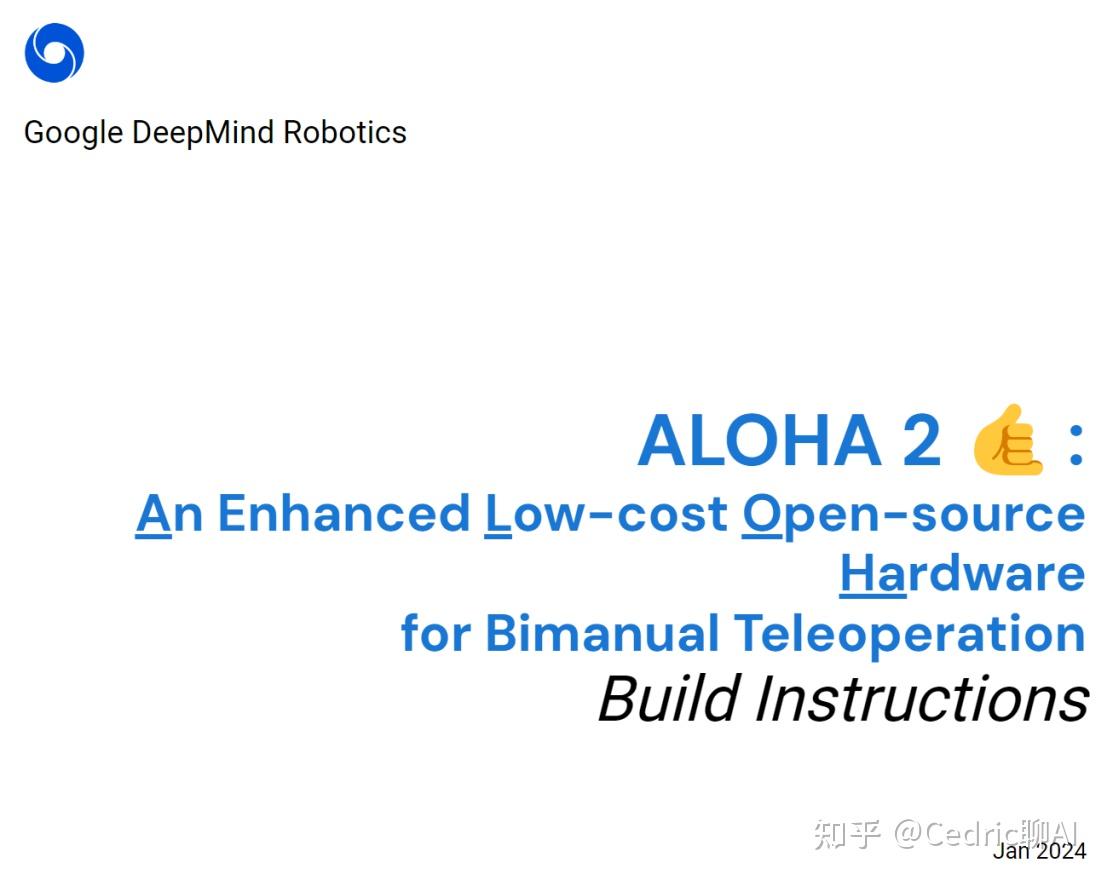 ALOHA 2亮相：斯坦福大学与谷歌DeepMind的力作，成本仅需19万，能带隐形眼镜能偷钱包 - 知乎