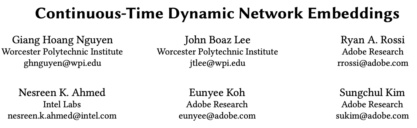 时序网络表征学习（一）CTDNE - 知乎