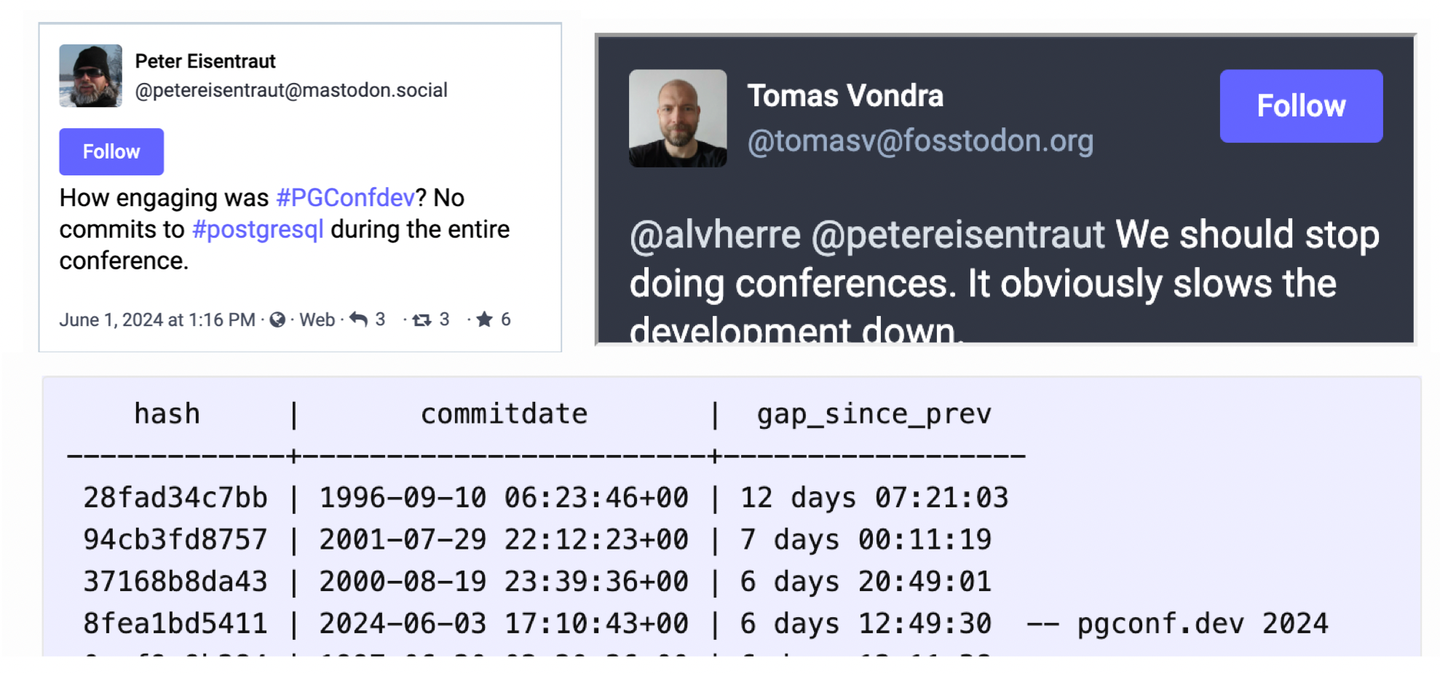 让PG停摆一周的大会：PGCon.Dev 2024 参会记 - 知乎