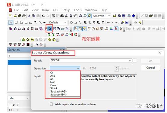 L-edit-1-布尔运算和坐标修改 - 知乎