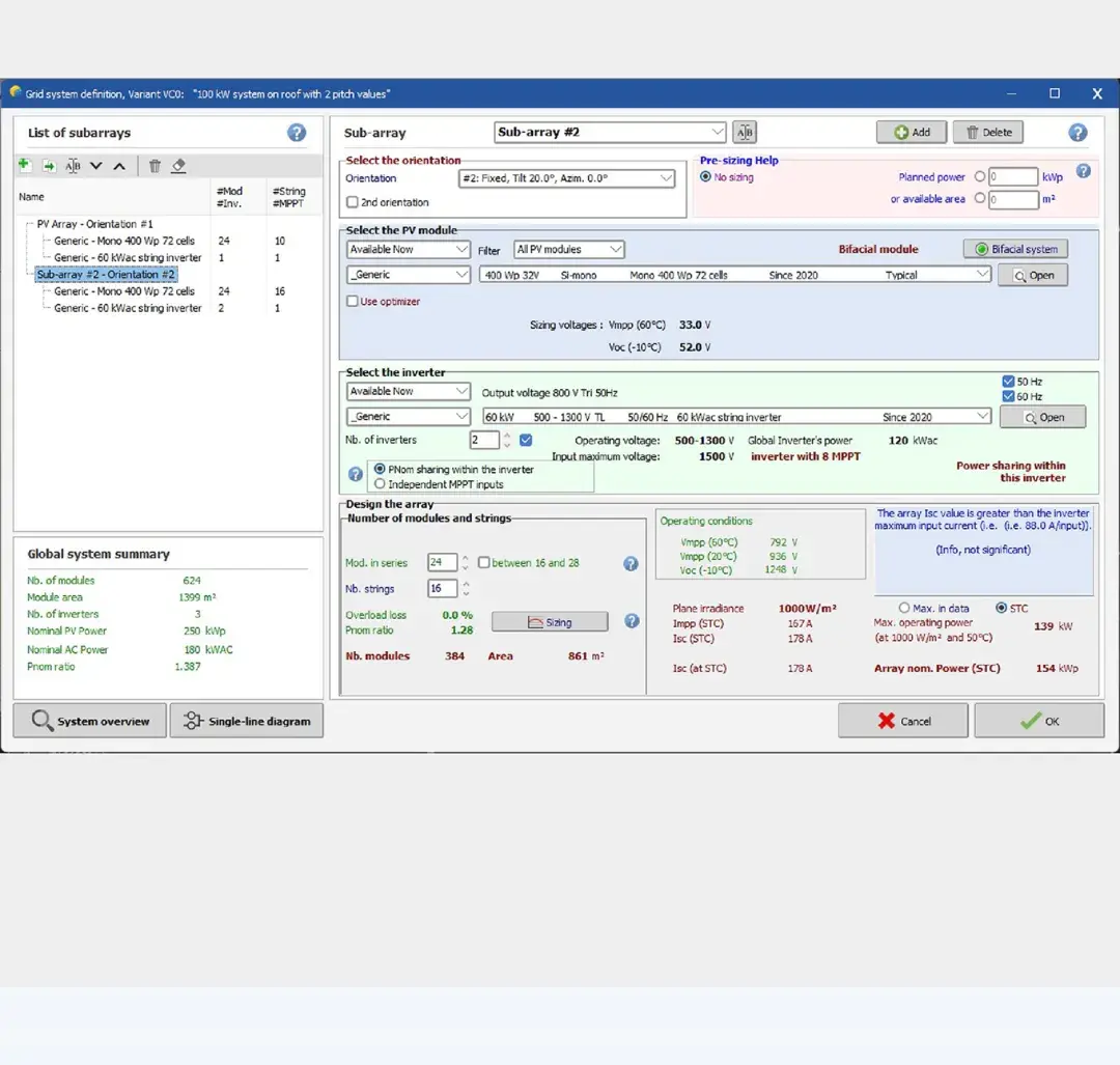 PVsyst V8.0.0｜多方位双面系统 - 知乎