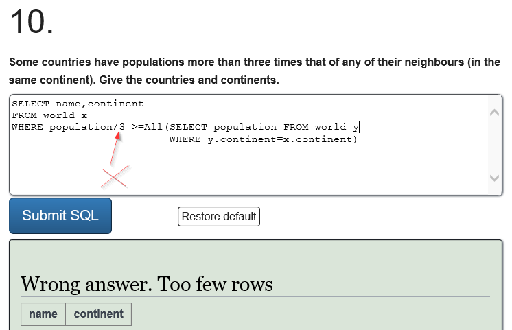 SQLzoo练习题笔记及答案解析2 - 知乎