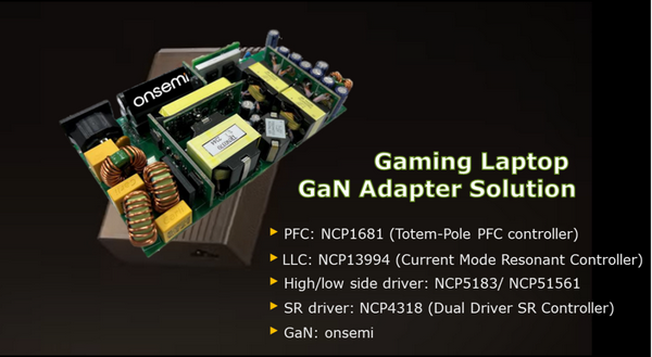 基于安森美 onsemi NCP1681和NCP13994的500W氮化镓之游戏笔记型电脑适配器方案 - 知乎