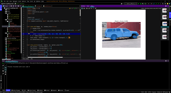 玩转SAM语义分割之（1）跑通官方的demo - 知乎