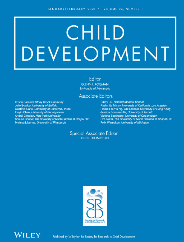 期刊 | 发展与教育心理学期刊《Child Development》 - 知乎