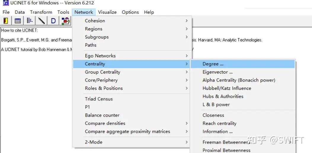 cinet社会网络分析笔记（一）网络密度、中心度、凝聚子群、核心-边缘 - 知乎