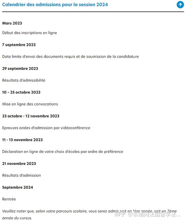 最新汇总整理！2024fall法国留学超全申请时间批次在这里！ - 知乎