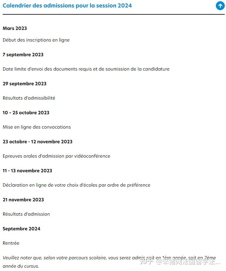 最新汇总整理！2024fall法国留学超全申请时间批次在这里！ - 知乎