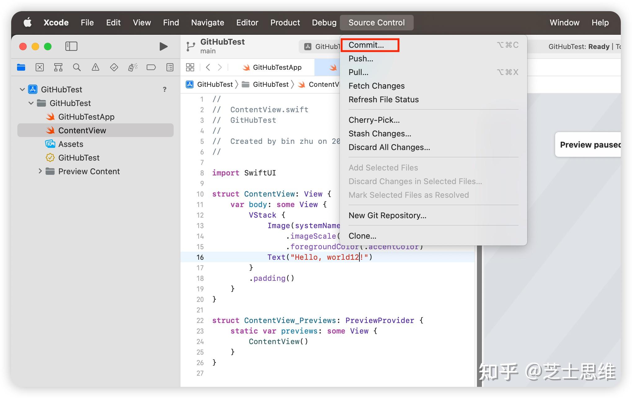Xcode上传源码到github - 知乎