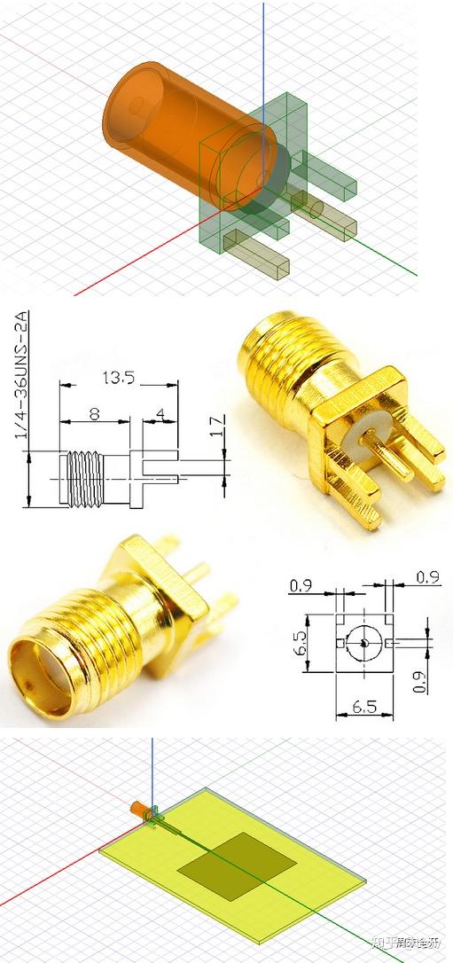 一部分常用的连接器，2.4mm, 2.92mm，3.5mm和SMA连接器 - 知乎