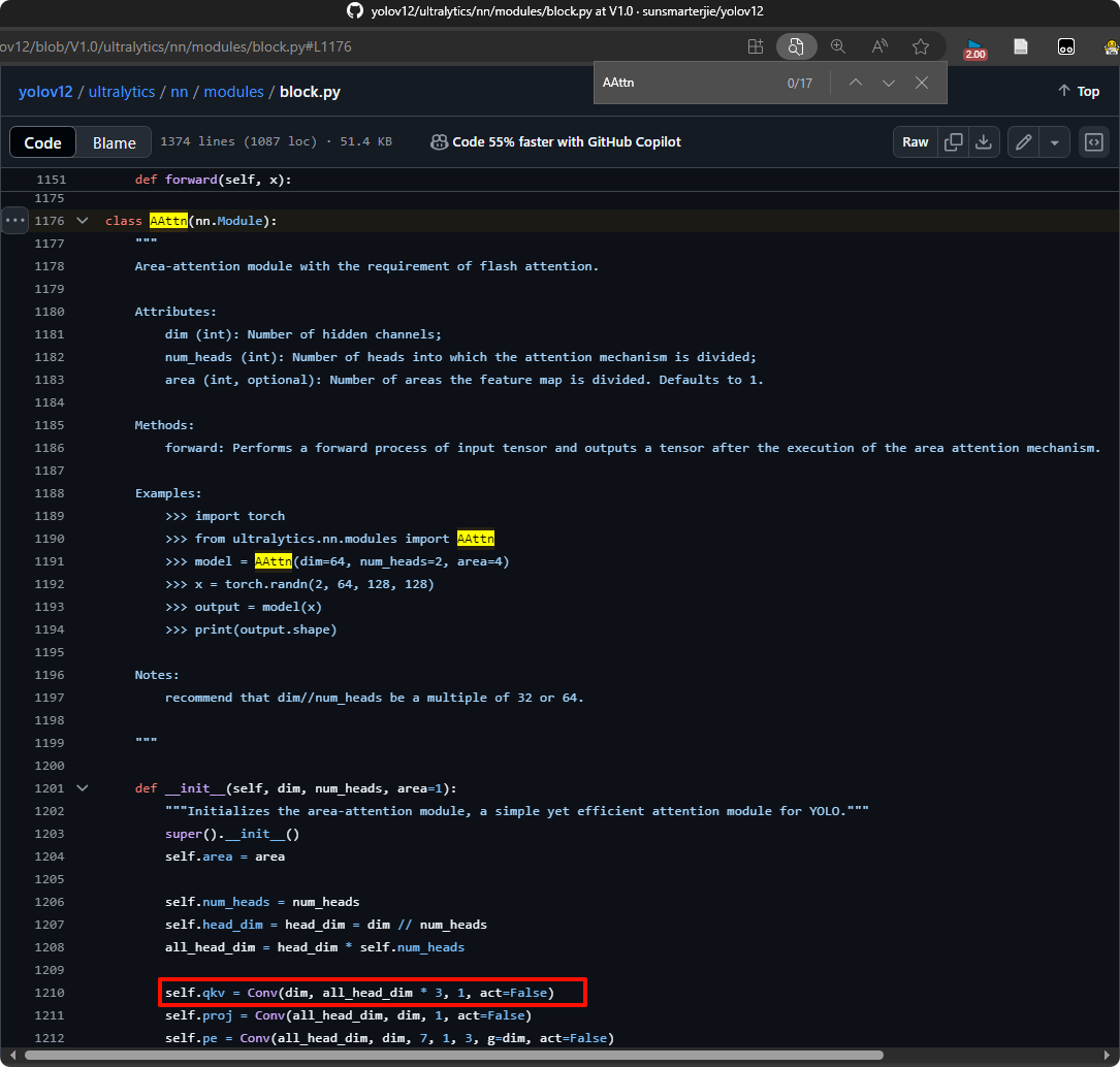 YOLOv12 | AttributeError: 'AAttn' object has no attribute 'qk'. Did you ...