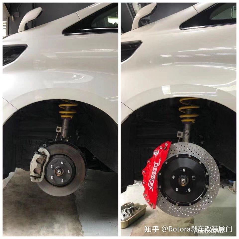 丰田埃尔法GGH30改装Rotora刹车の案例 - 知乎