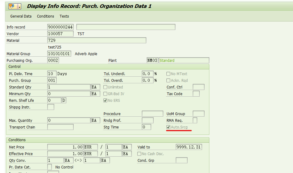 SAP MM 采购信息记录里的Automatic Sourcing - 知乎