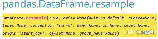 pandas中的resample - 知乎
