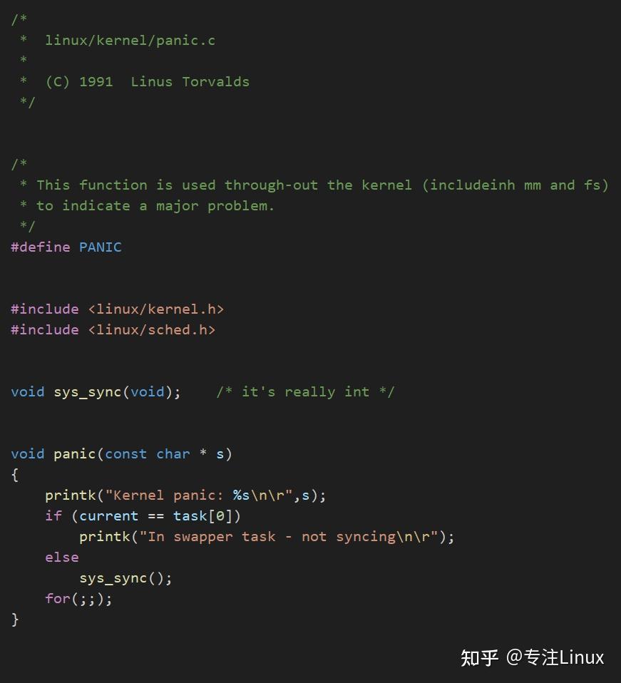 【Linux102】29-kernel/panic.c - 知乎