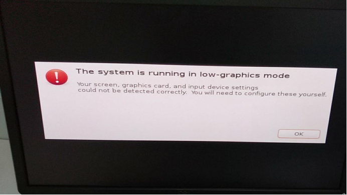 Ubuntu16.04 报警"The system is running in low-graphics mode" - 知乎