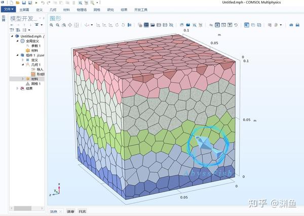 COMSOL三维Voronoi泰森多边形3D多晶体轴心受压模拟 - 知乎