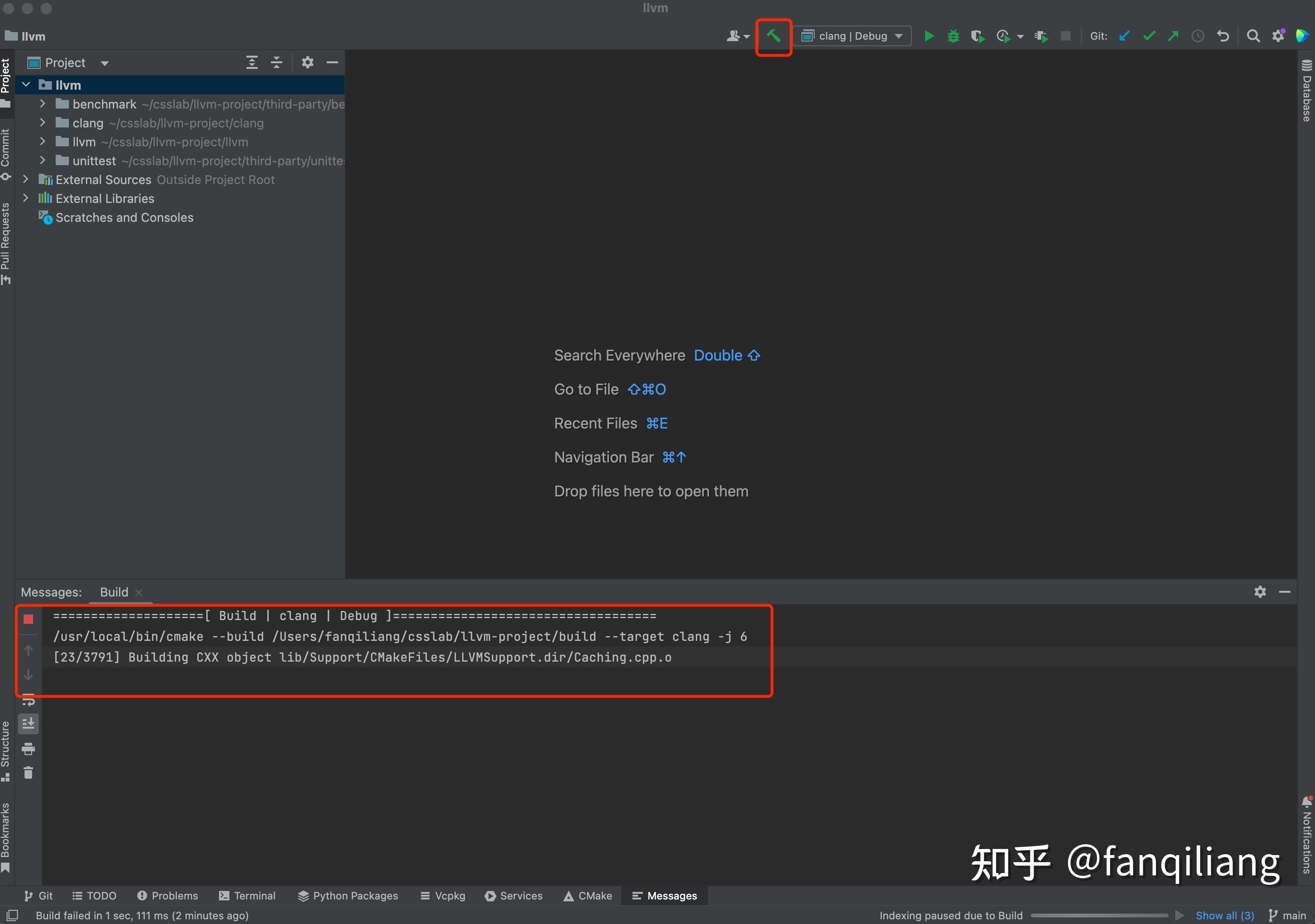 Llvm开发调试环境搭建 Clion版本 知乎 