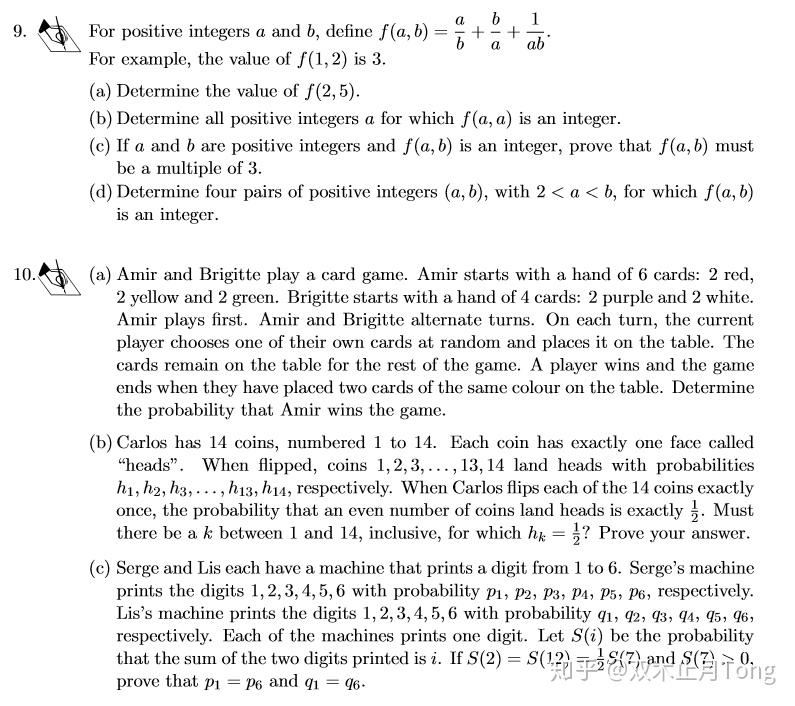 滑铁卢数学竞赛(Waterloo Math Contest) - 知乎