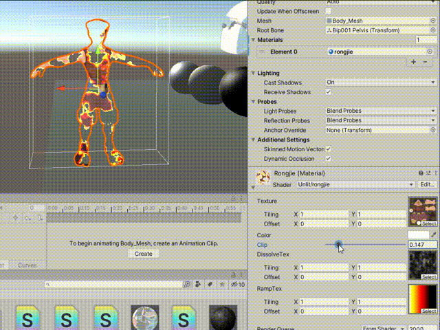 Unity Shader 片段舍弃实现溶解效果（附源码） 知乎