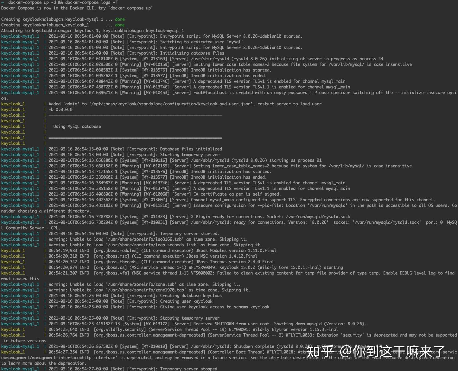 Keycloak 开源身份认证服务如何使用Docker搭建（一） - 知乎