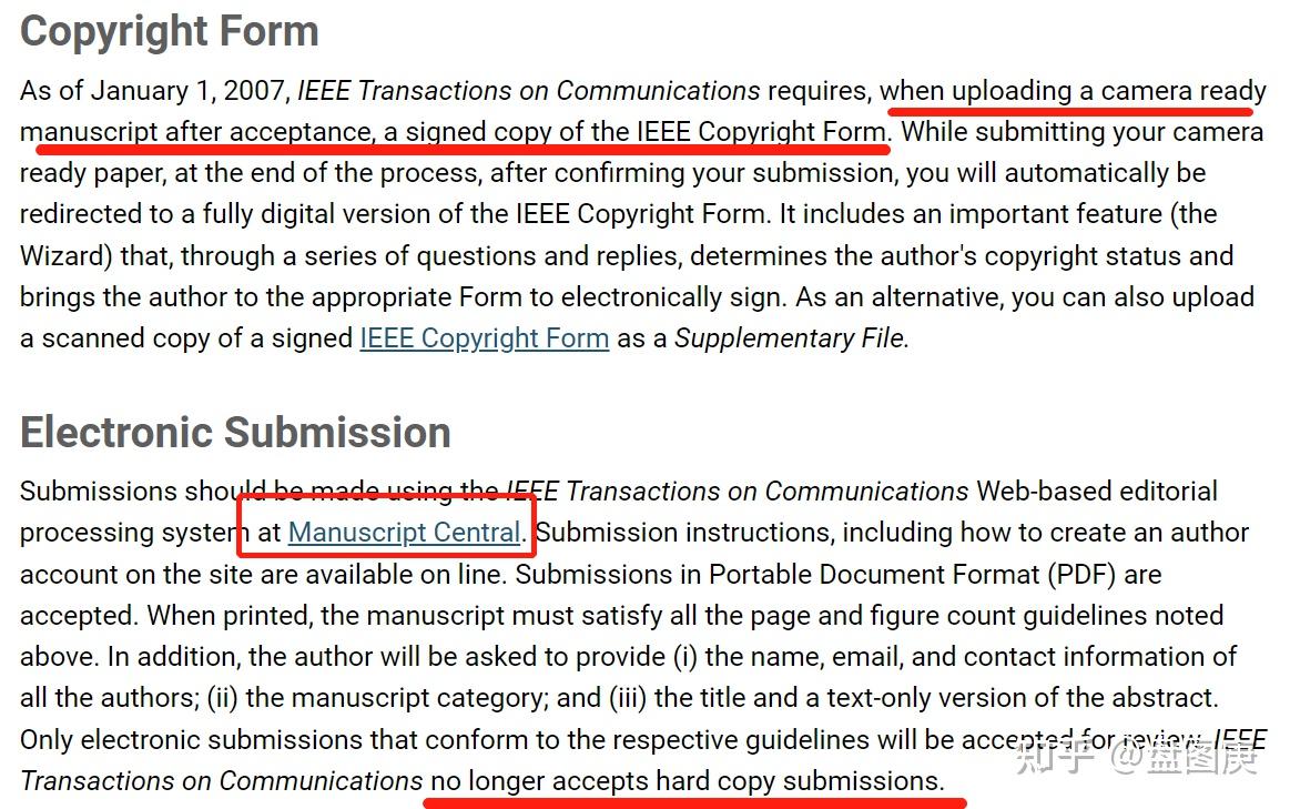 IEEE Transactions on Communications （IEEE TCOMM）投稿流程 - 知乎