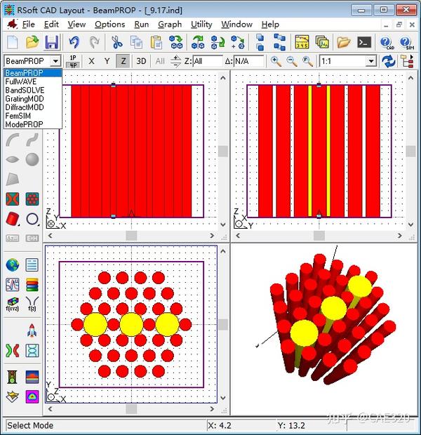 基于Rsoft的三芯光子晶体光纤数值仿真 - 知乎