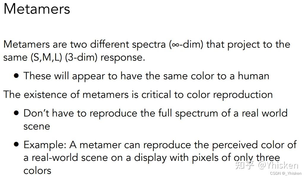 [计算机图形学|自学记录]光场，颜色与感知 - 知乎