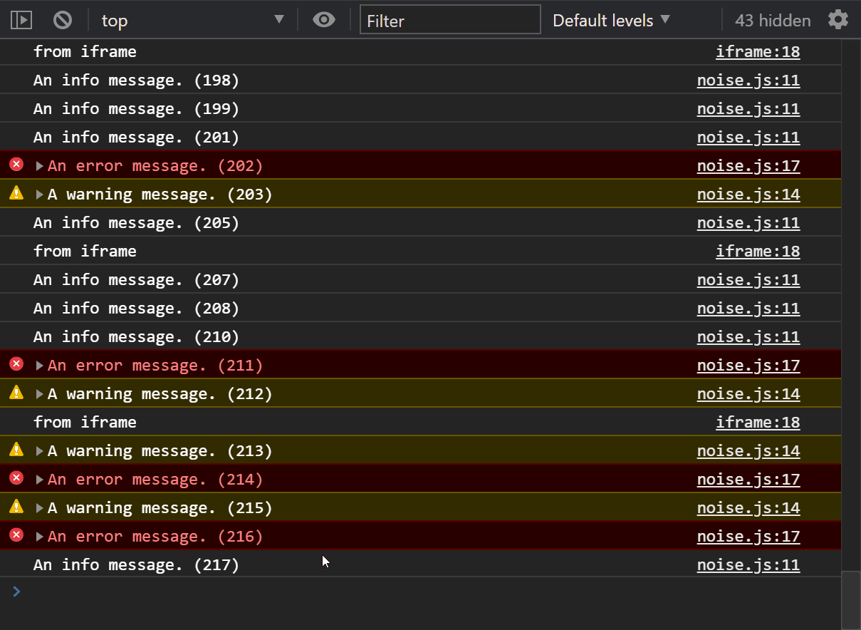 【Debug】各种前端Debug技巧系列第 5篇 Console - Messages - 知乎