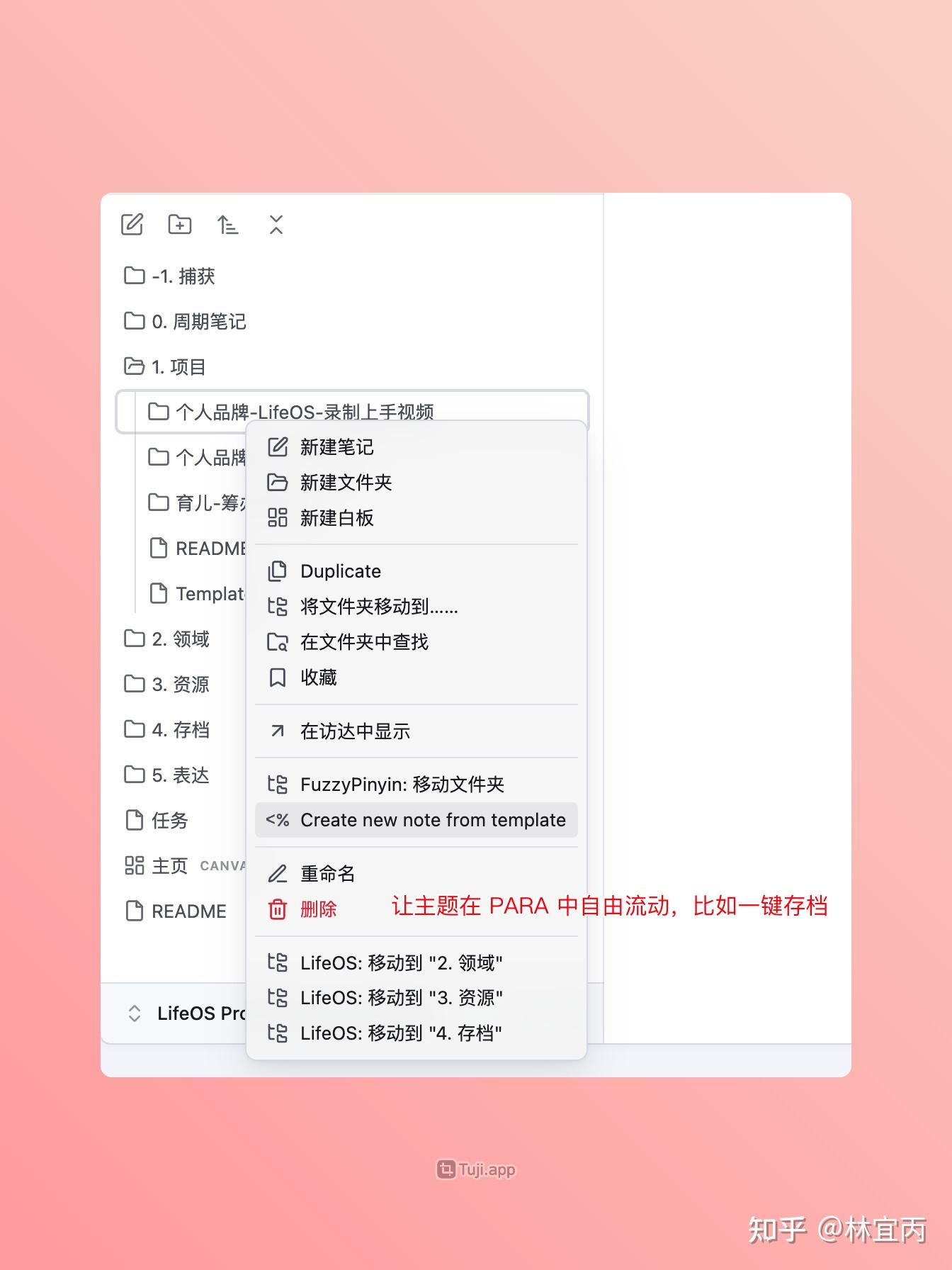 LifeOS 新特性让 PARA 主题管理更方便🔥 - 知乎