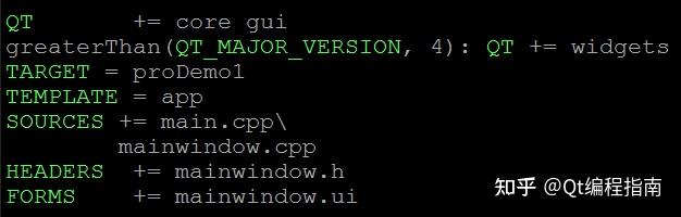 Qt高级编程技术《Qt工程pro文件详解》 - 知乎